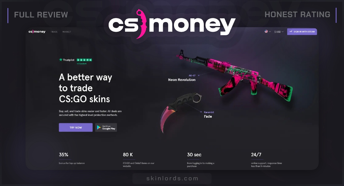 CSMoney Review in 2025 - Is CS.Money Legit & Safe?