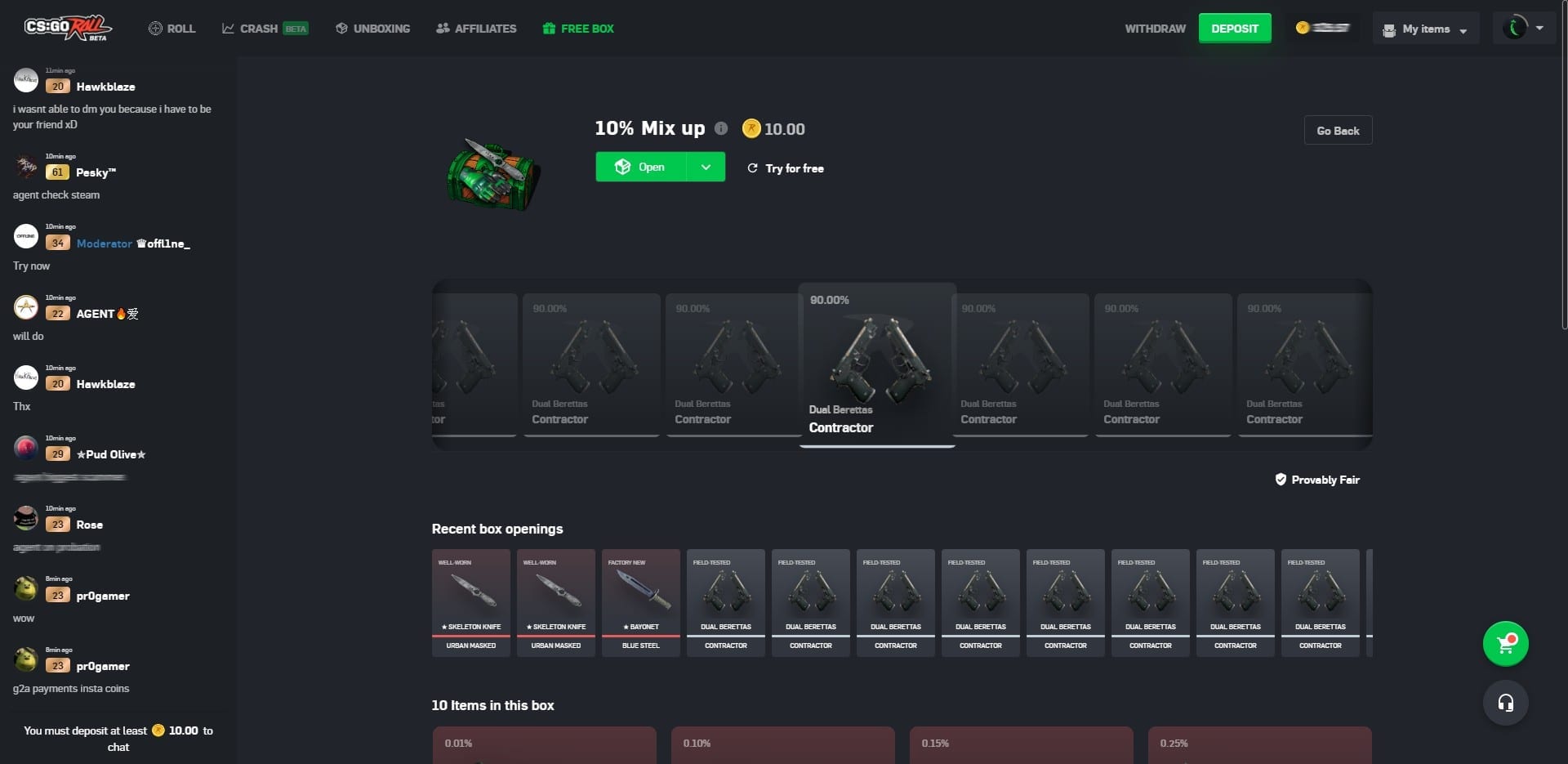 CSGORoll Review in 2020 | Features | Games | Free Bonus Code