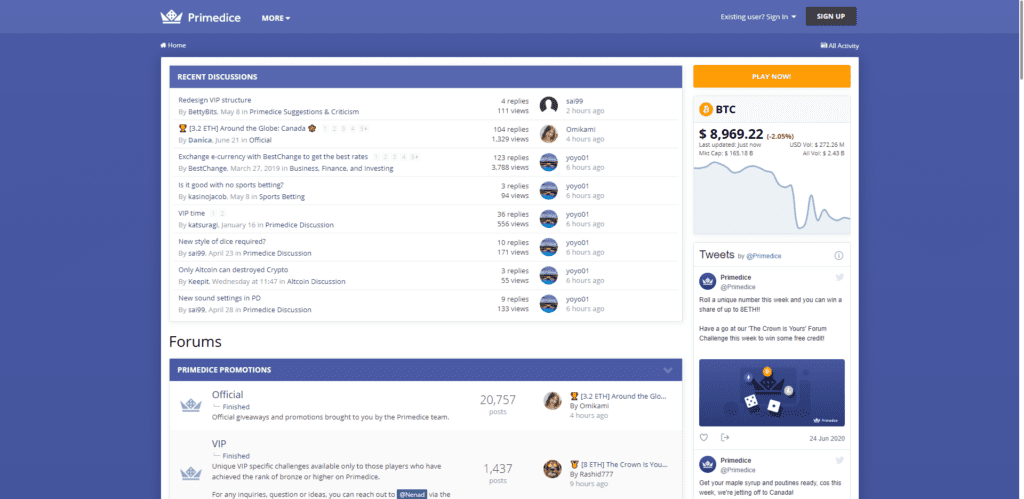 Primedice Review 2025 - Features, Bonuses, Are They Legit?