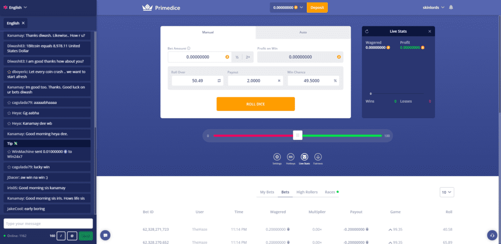 Primedice Review 2025 - Features, Bonuses, Are They Legit?