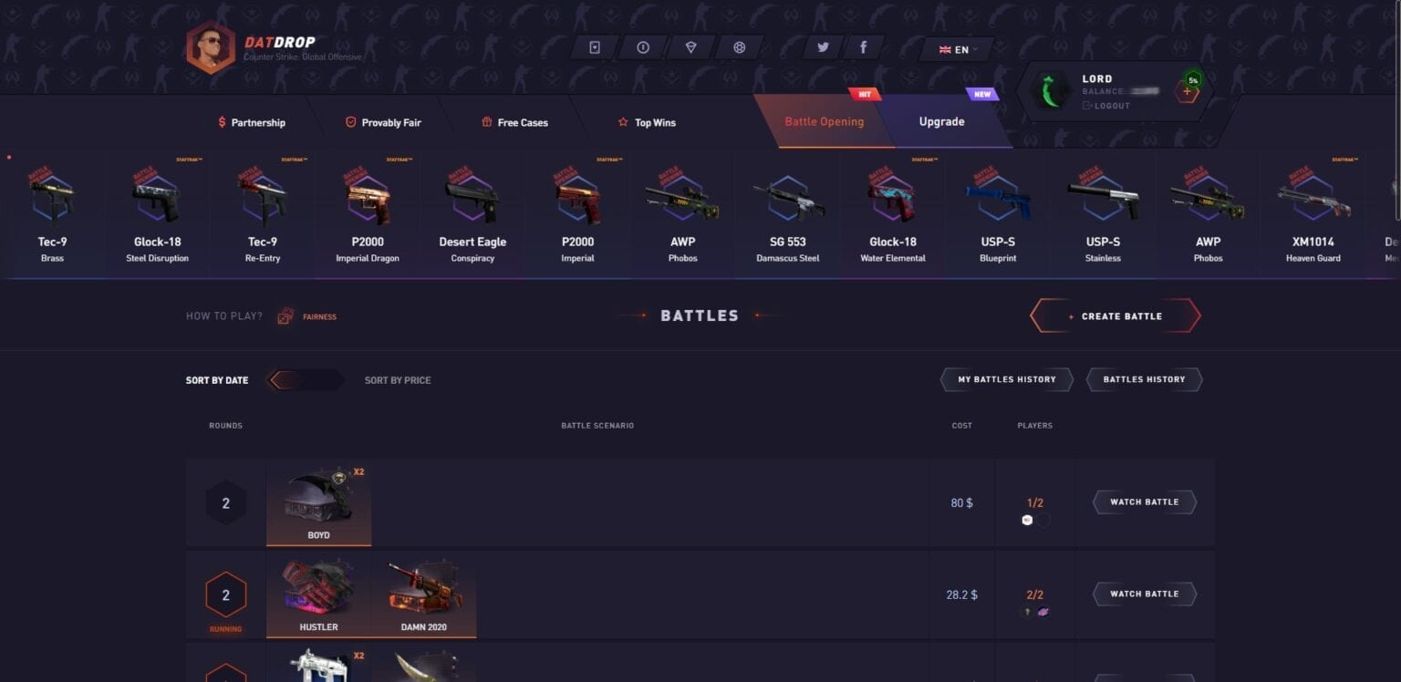 DatDrop Review 2023 | Features | Games | Promo Code