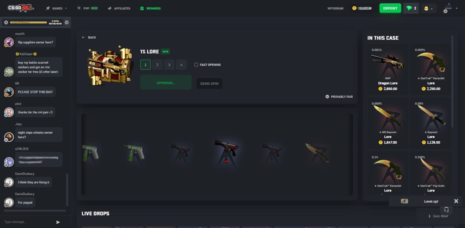 CSGORoll Review in 2021 | Features | Games | Free Case Code