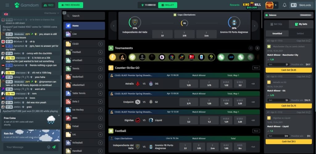 Gamdom Review in 2022 | Games | Features | Free Bonus Code