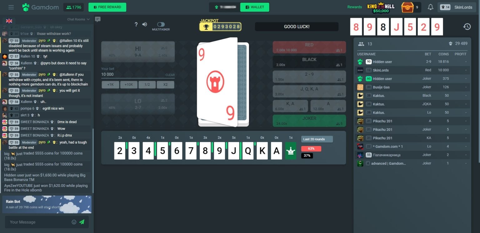 Gamdom Review in 2022 | Games | Features | Free Bonus Code