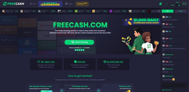 FreeCash.com Review 2021 | Honest Ratings | Free Bonus Code