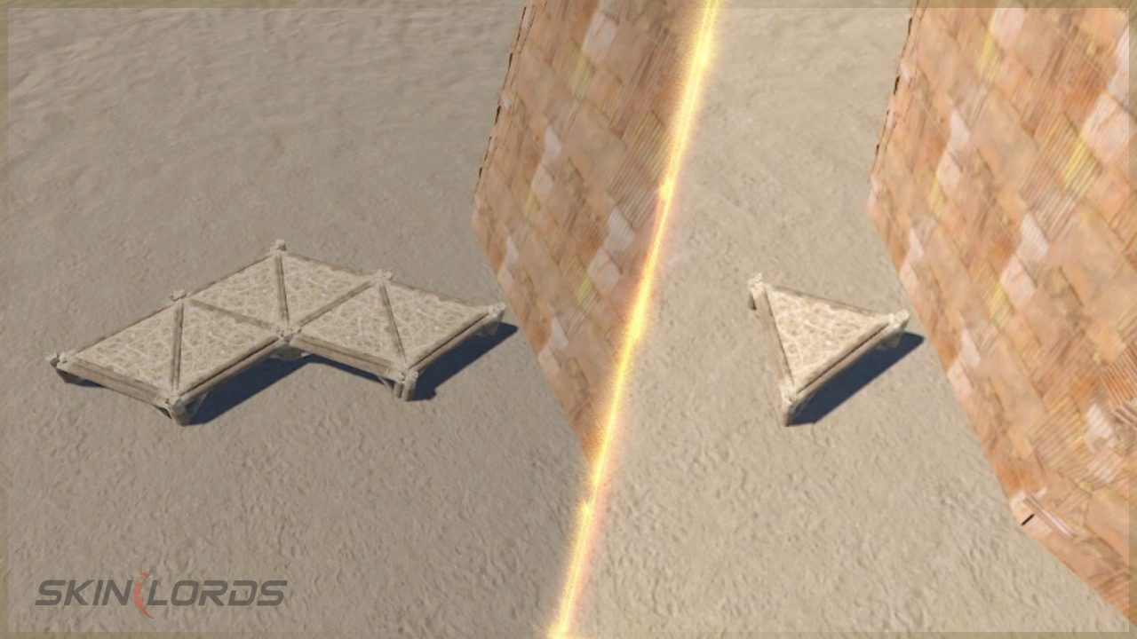 How to Add Wide Gap Peekdowns to a Rust Base - SkinLords