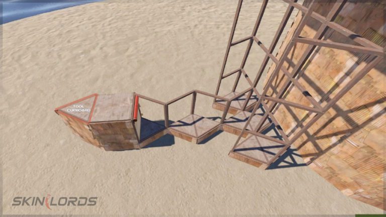 How to Add Wide Gap Peekdowns to a Rust Base - SkinLords