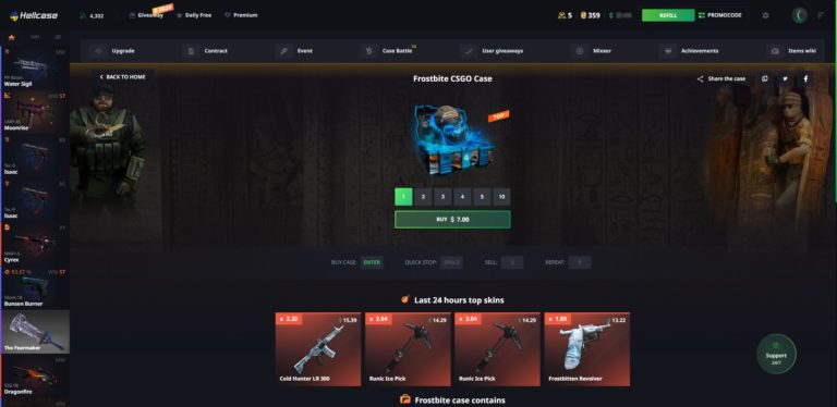 Hellcase Review 2022 | Features | Rating | Free Bonus Code