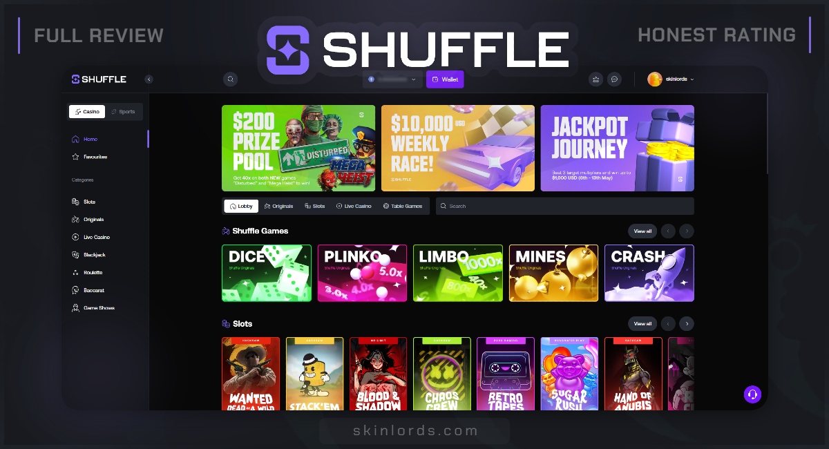 Shuffle.com Review in 2025 - Is Shuffle.com Legit?