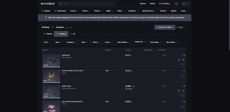 SkinBid Review in 2024 - Is SkinBid.com Legit?