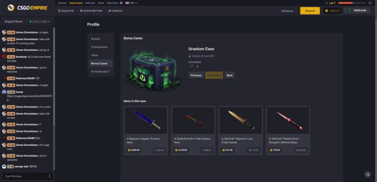 CSGOEmpire Review in 2023 | Games | Ratings | Free Case Code