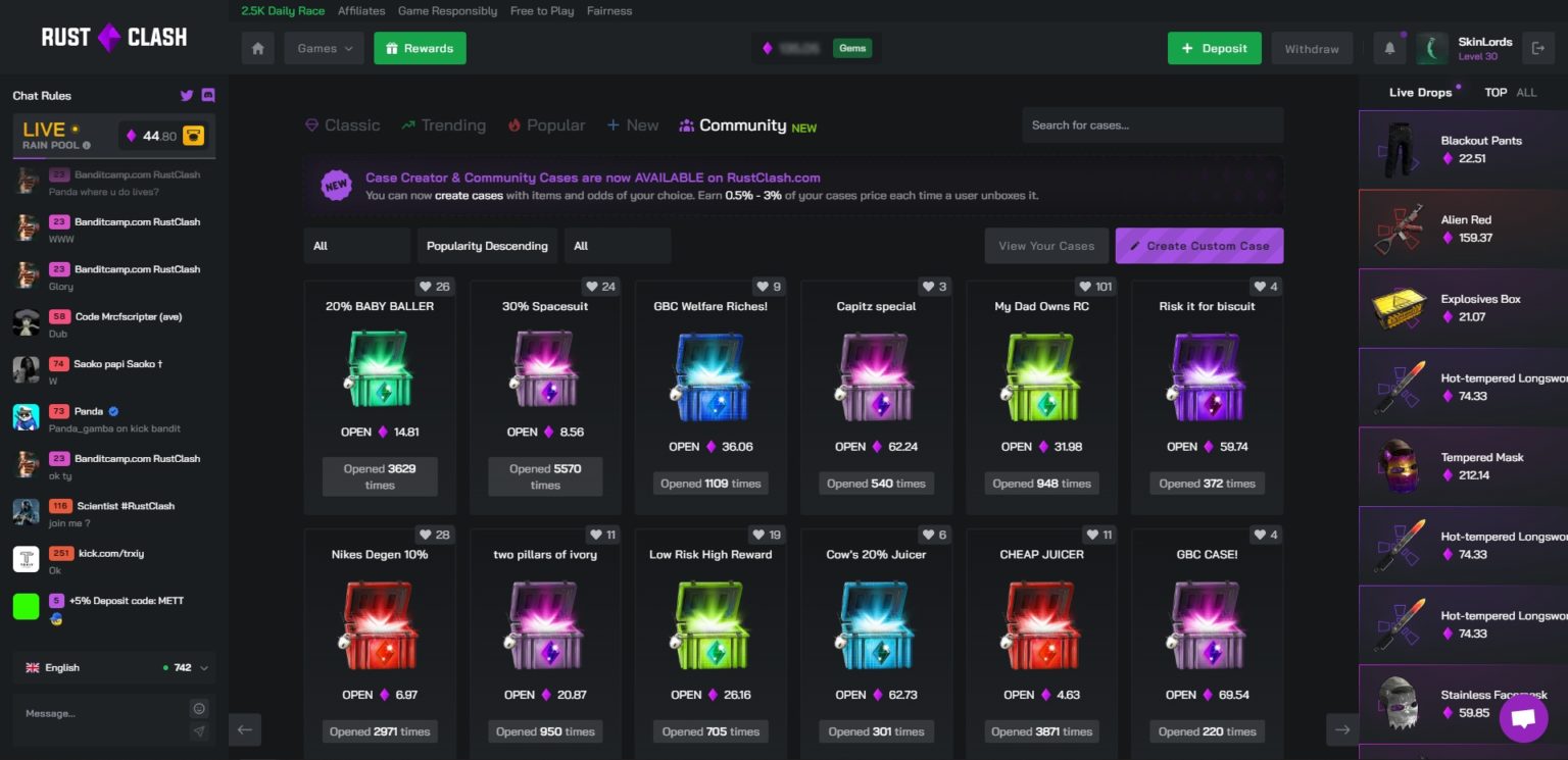 RustClash Review 2024 - Honest Rating - Free Bonus Code