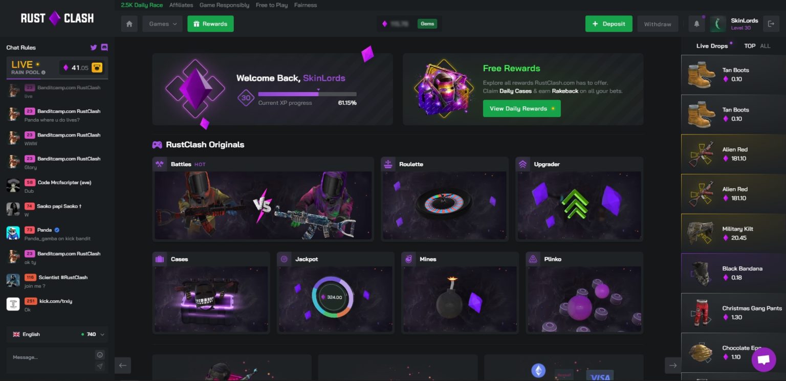 RustClash Review 2024 - Honest Rating - Free Bonus Code