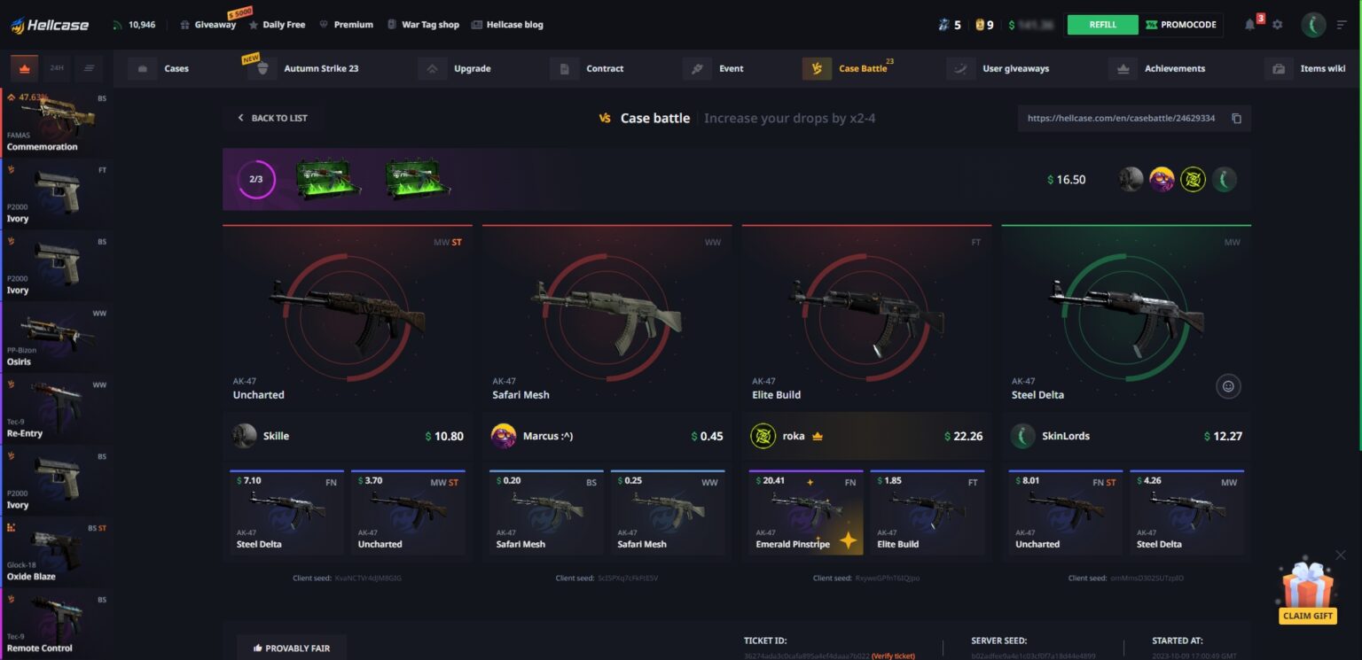 Hellcase Review 2024 | Features | Rating | Free Bonus Code
