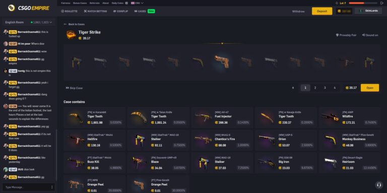 CSGOEmpire Review in 2024 | Games | Ratings | Free Case Code