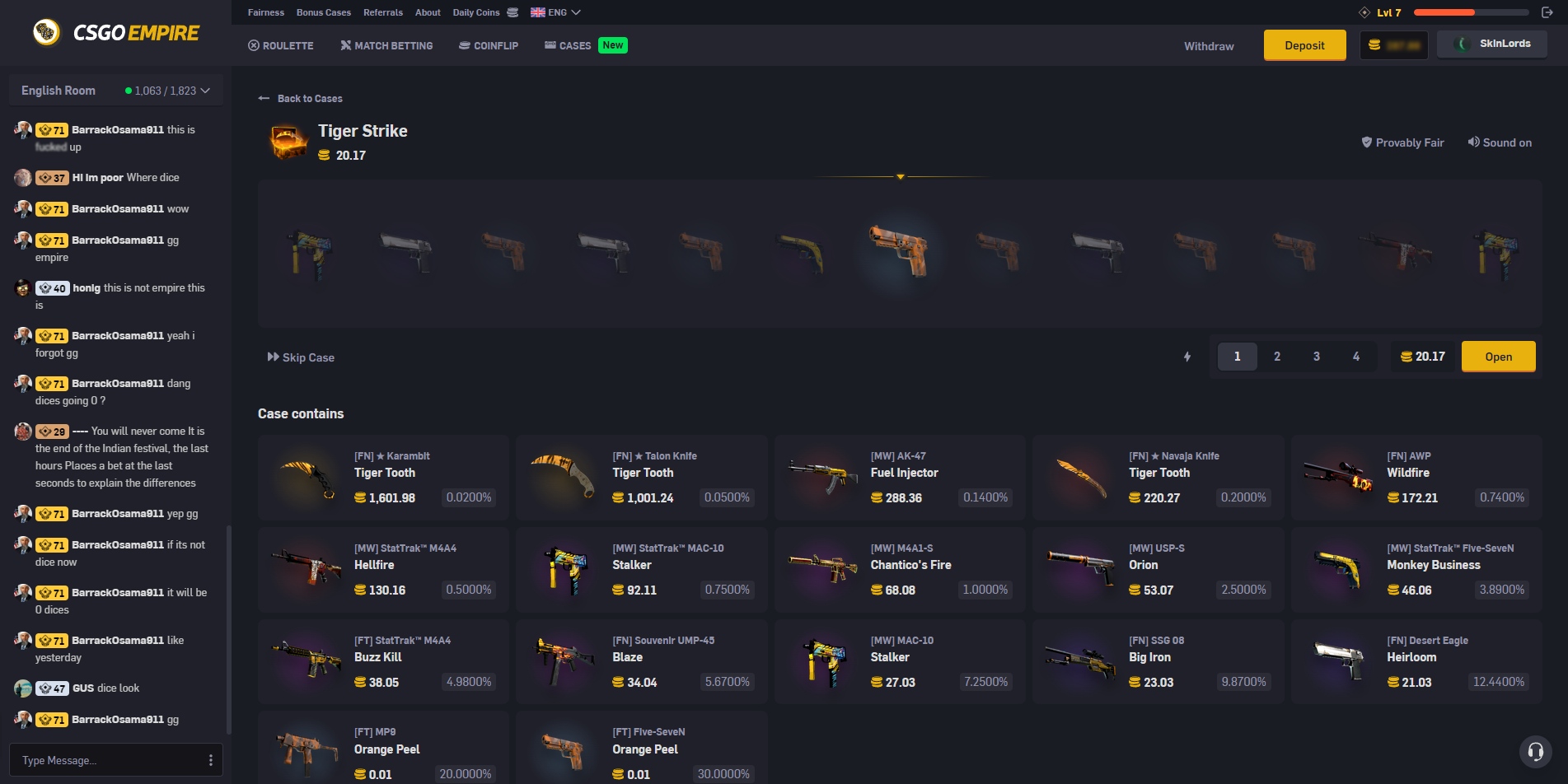 CSGOEmpire Review in 2024 | Games | Ratings | Free Case Code