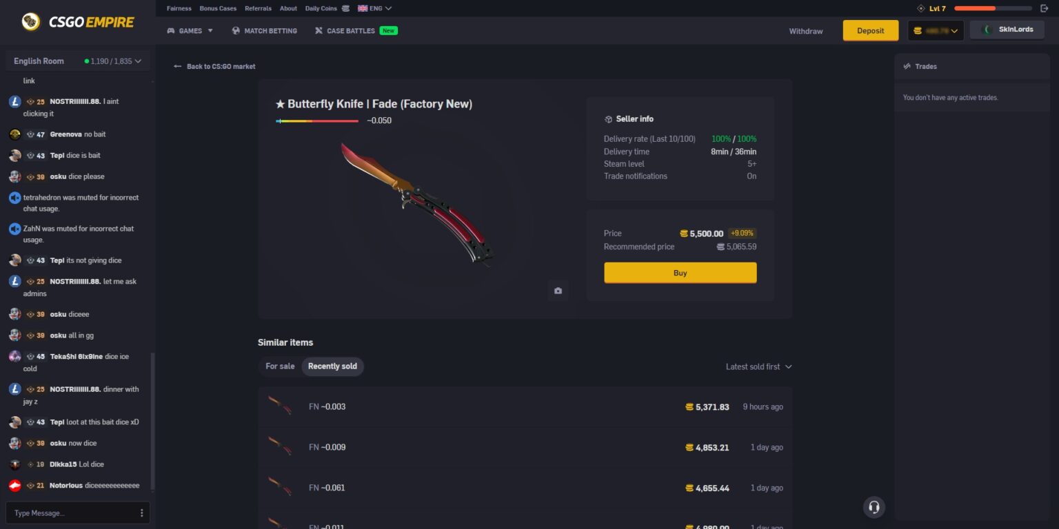 CSGOEmpire Review in 2024 | Games | Ratings | Free Case Code