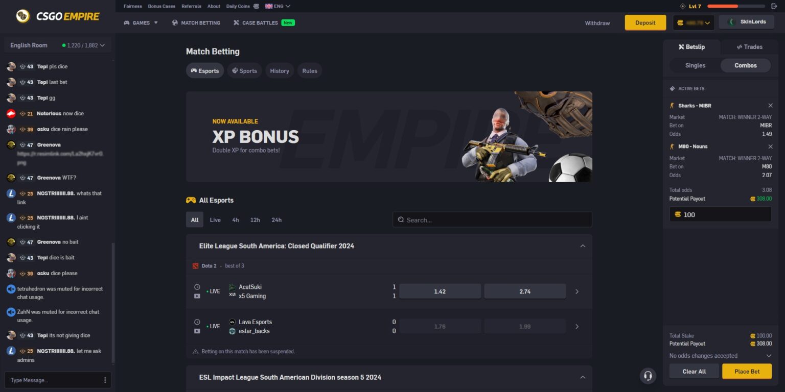 CSGOEmpire Review in 2024 | Games | Ratings | Free Case Code