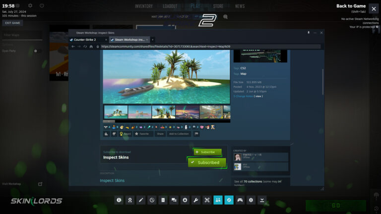 How to Inspect Skins In CS2 - SkinLords