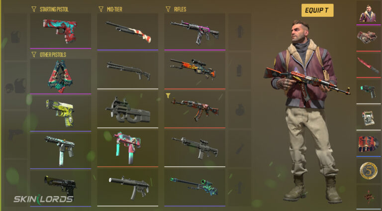 Best CS2 Loadout - Weapons to Equip for the CT and T Sides - SkinLords