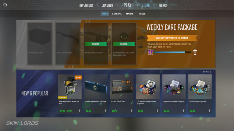 CS2 Weekly Drop System Explained - How Does the Weekly Care Package ...